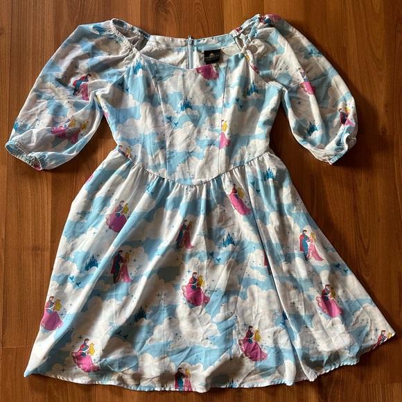 Hot Topic | Dresses | Like New Disney Sleeping Beauty Clouds Longsleeve ...